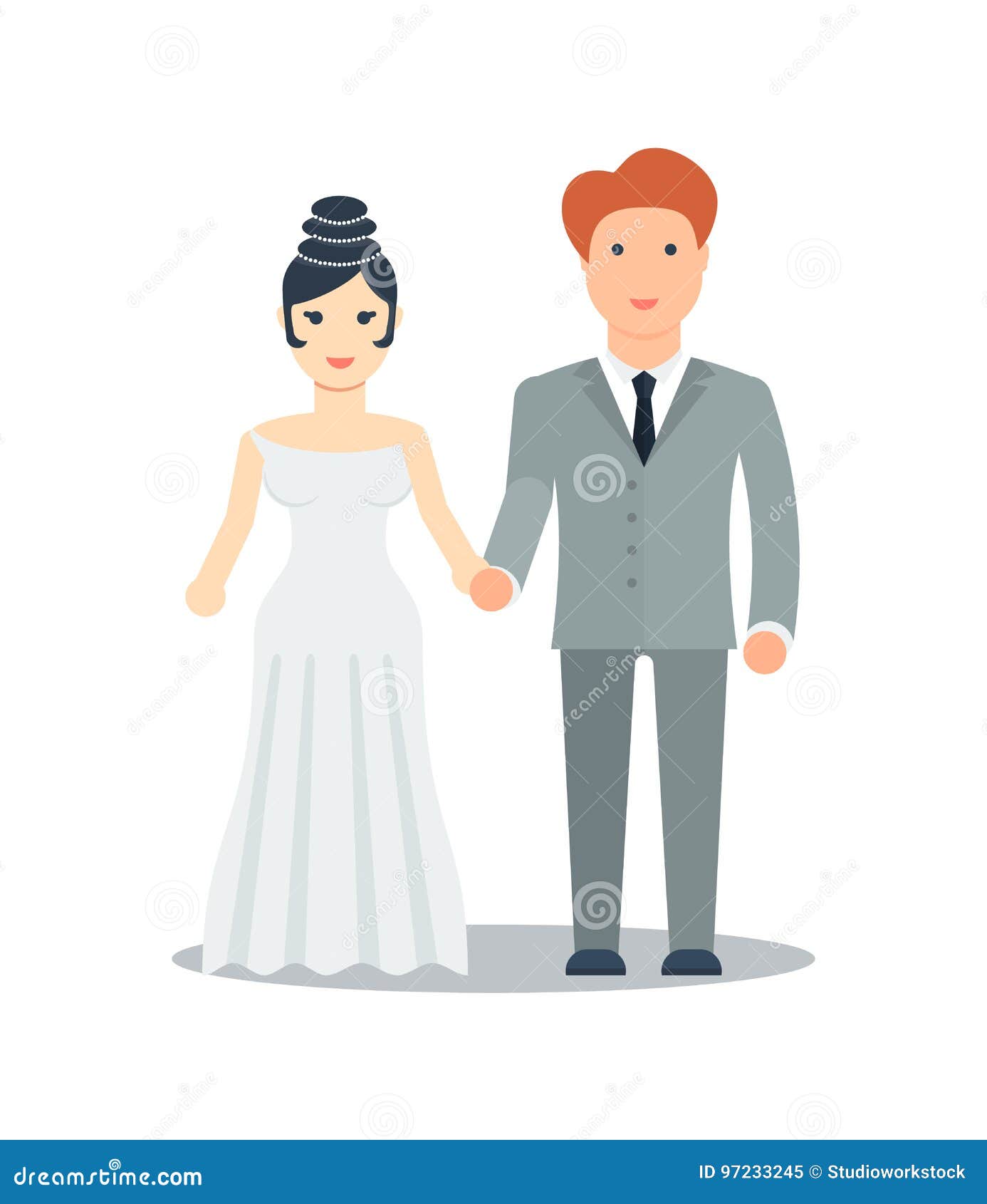 Apenas Icono Casado Feliz Del Vector Ilustración del Vector ...