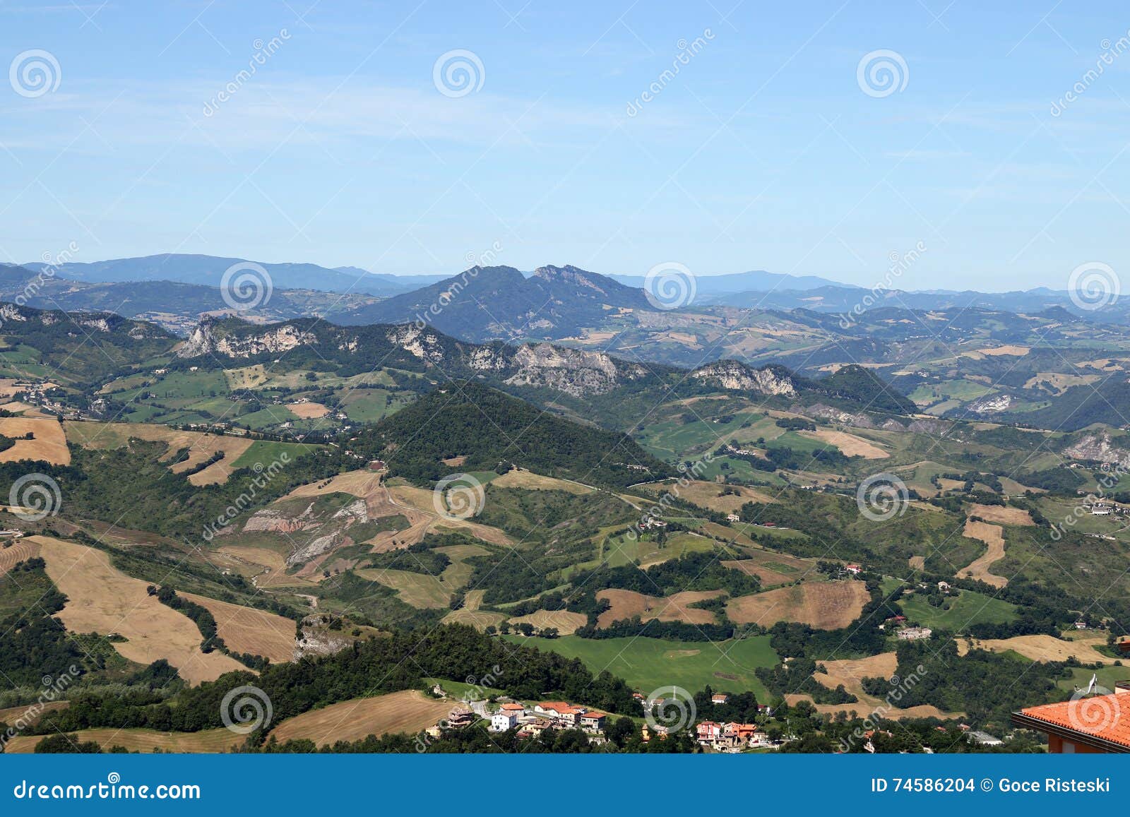 Apennine Mountains San Marino Stock Photo - Image of view, land: 74586204
