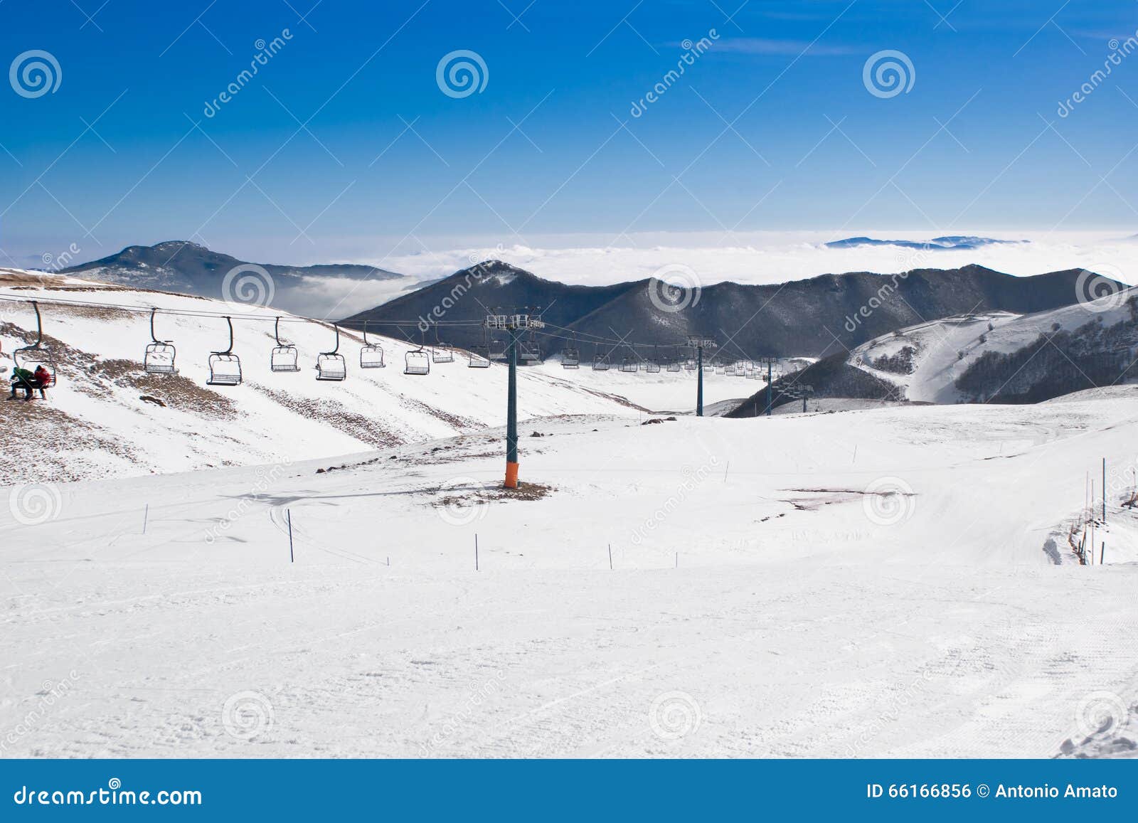 Apennine winter landscape stock photo. Image of cortina - 66166856