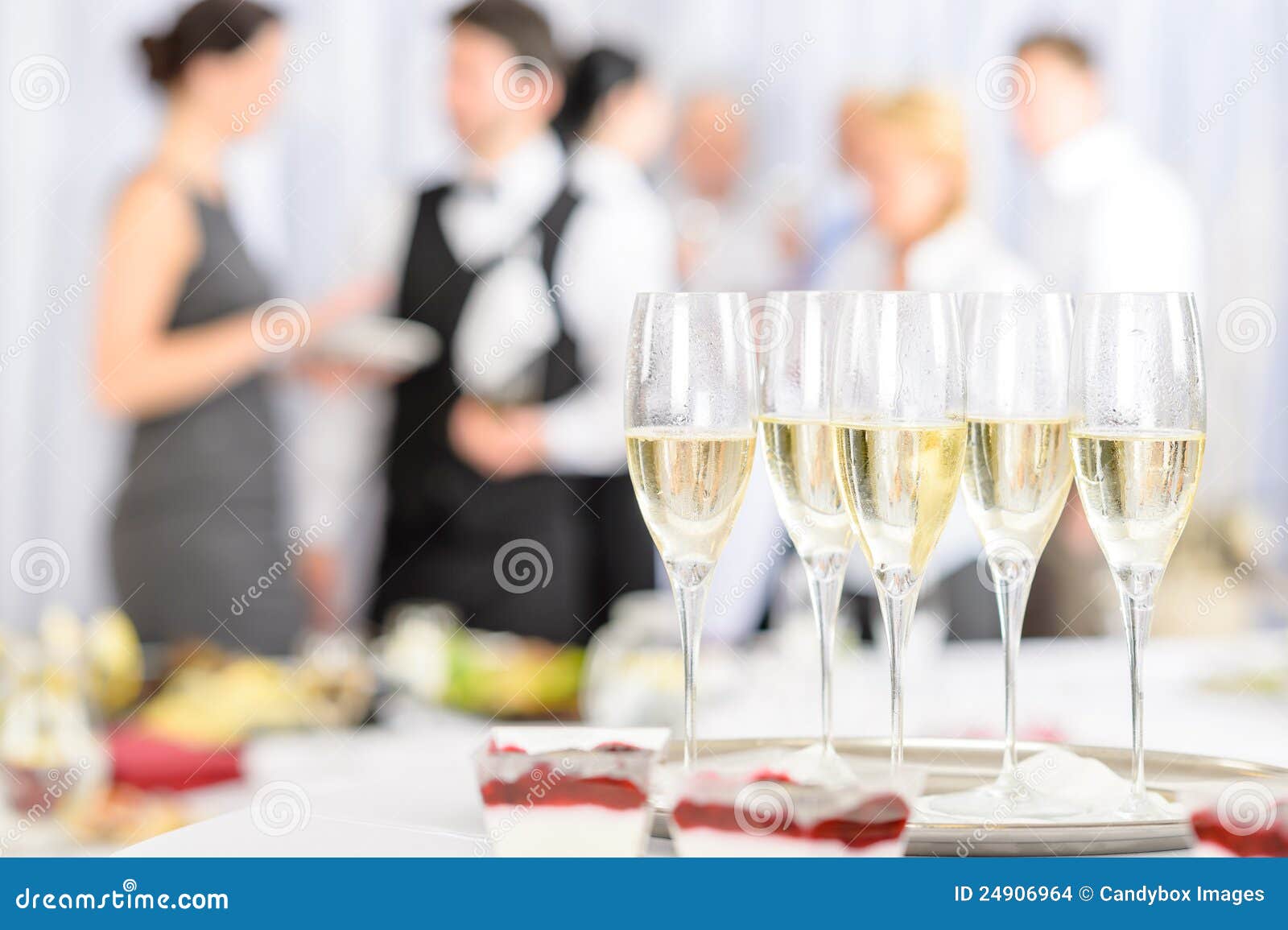 Aperitif Champagne for Meeting Participants Stock Photo - Image of ...