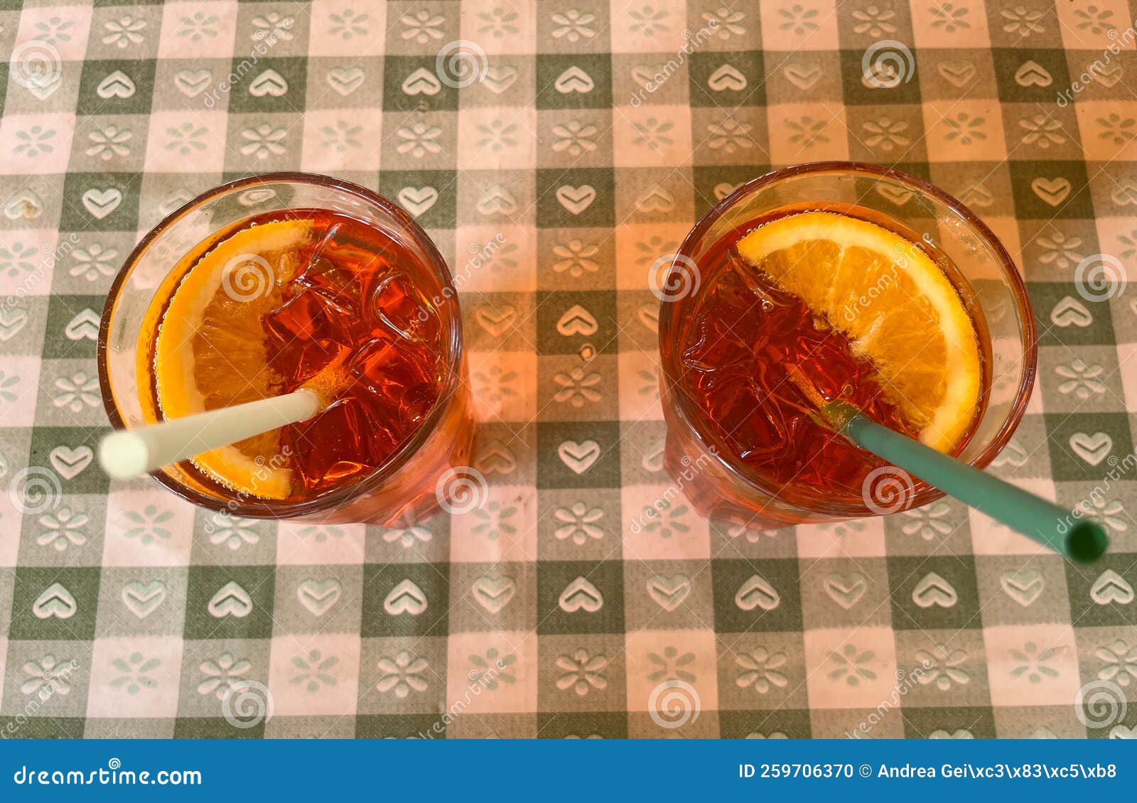 Aperol in a Glass on a Set Table Stock Photo - Image of glass, glasses ...