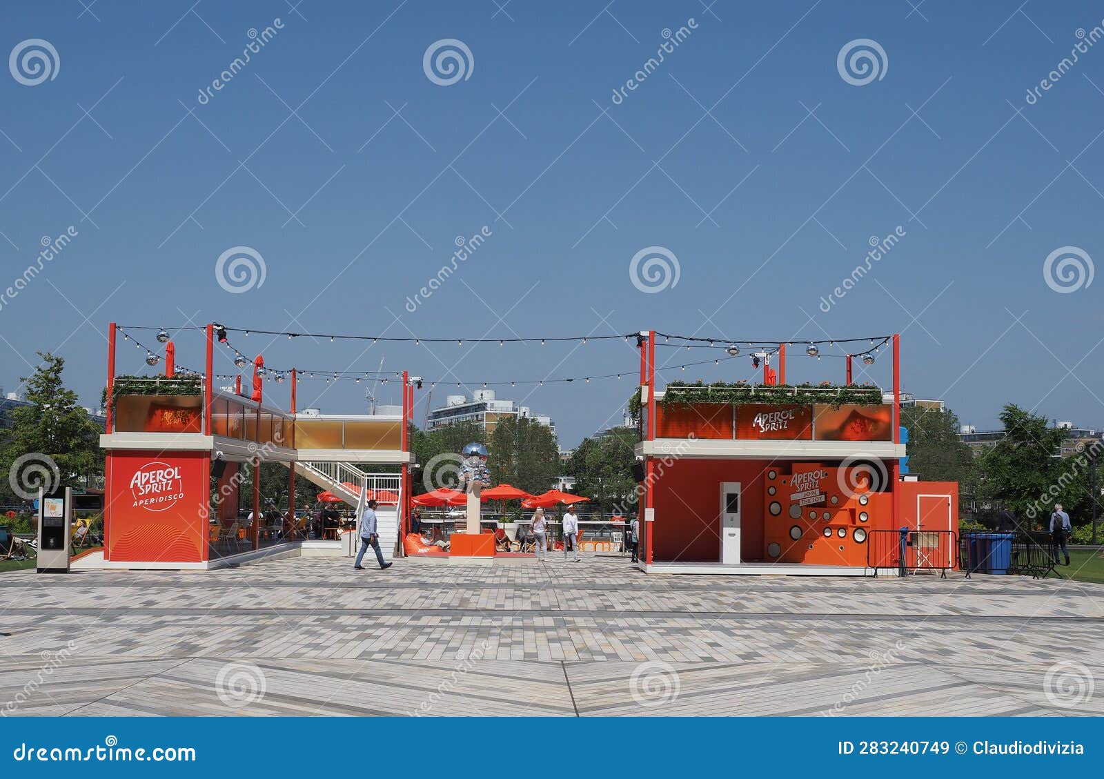 Aperol Spritz Bar in London Editorial Stock Image - Image of milano ...