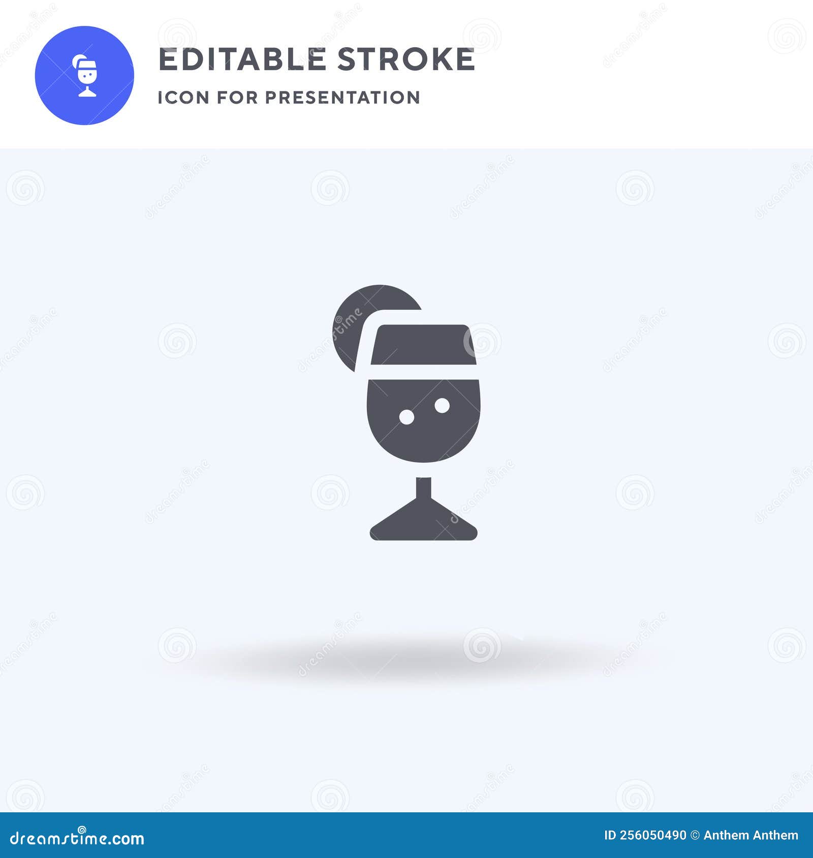 Aperol Spritz Icon Vector, Filled Flat Sign, Solid Pictogram Isolated ...