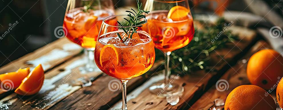 Aperol Spritz, Web Banner Format, Stock Photo - Image of party, whiskey ...