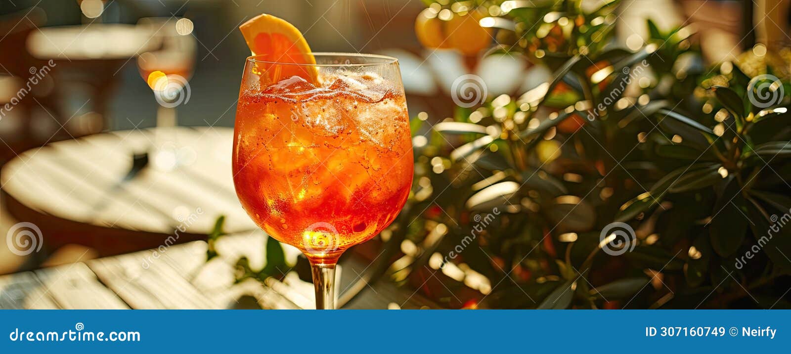 Aperol Spritz, Web Banner Format, Stock Image - Image of drinking ...