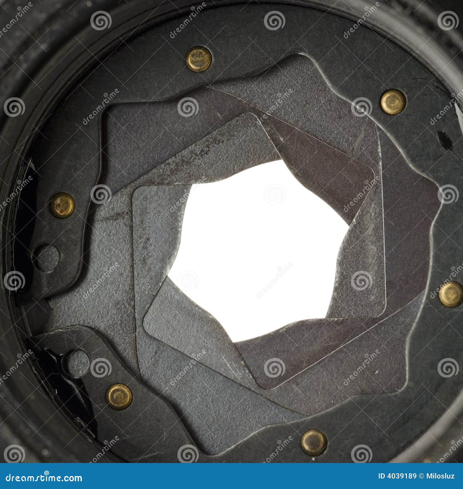 Aperture stock image. Image of aperture, opening, blades - 4039189