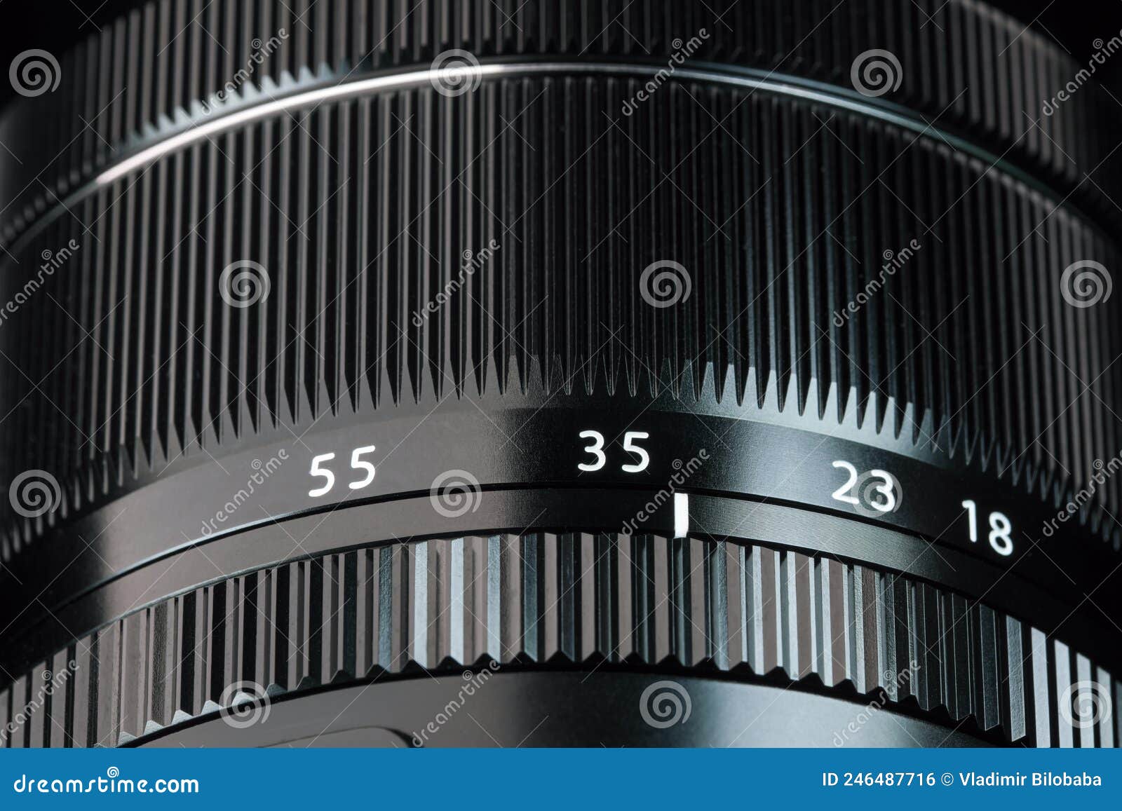 Aperture and Distance Rings Stock Photo - Image of lens, control: 246487716