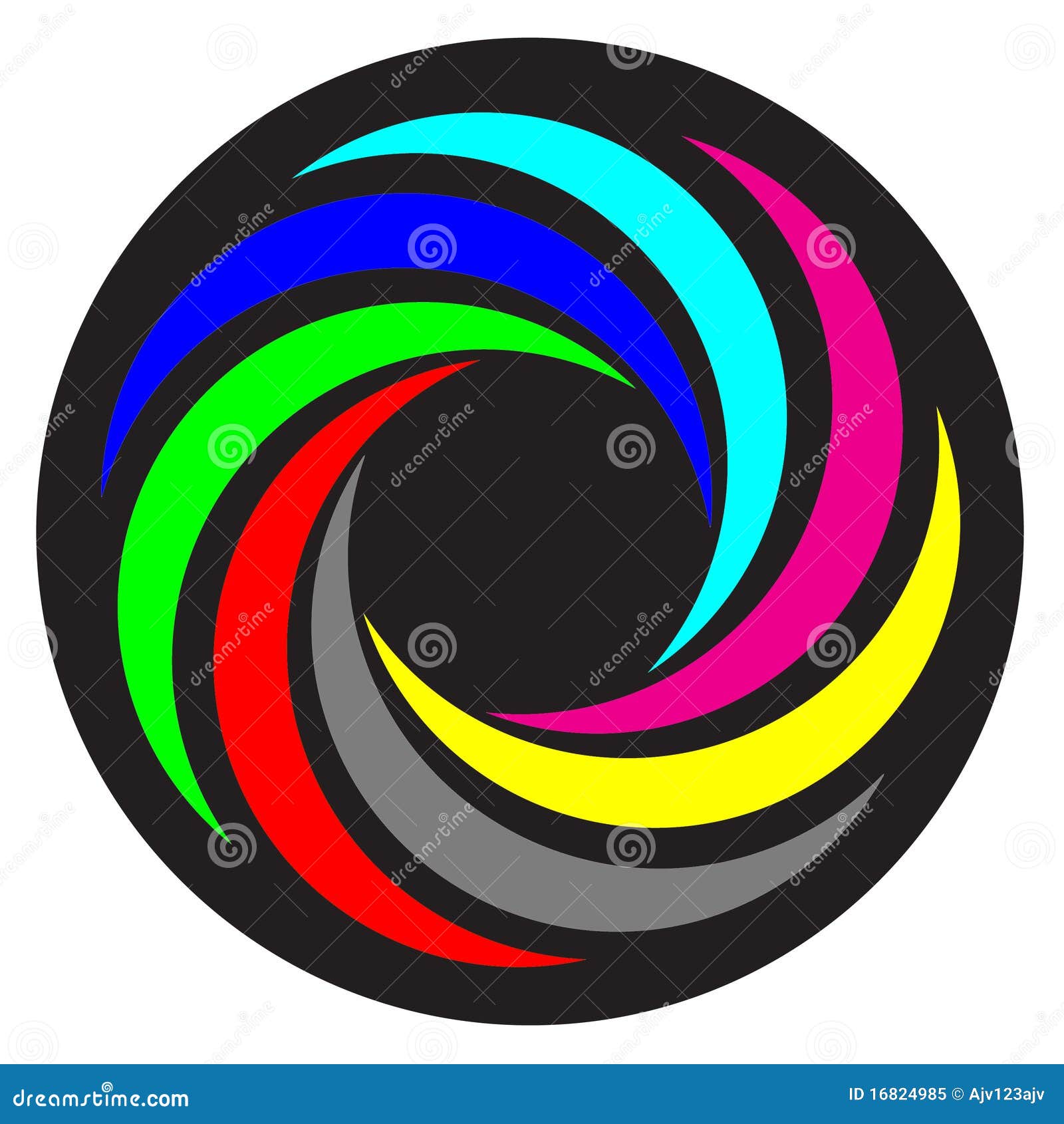 Aperture Shutter stock vector. Illustration of yellow - 16824985
