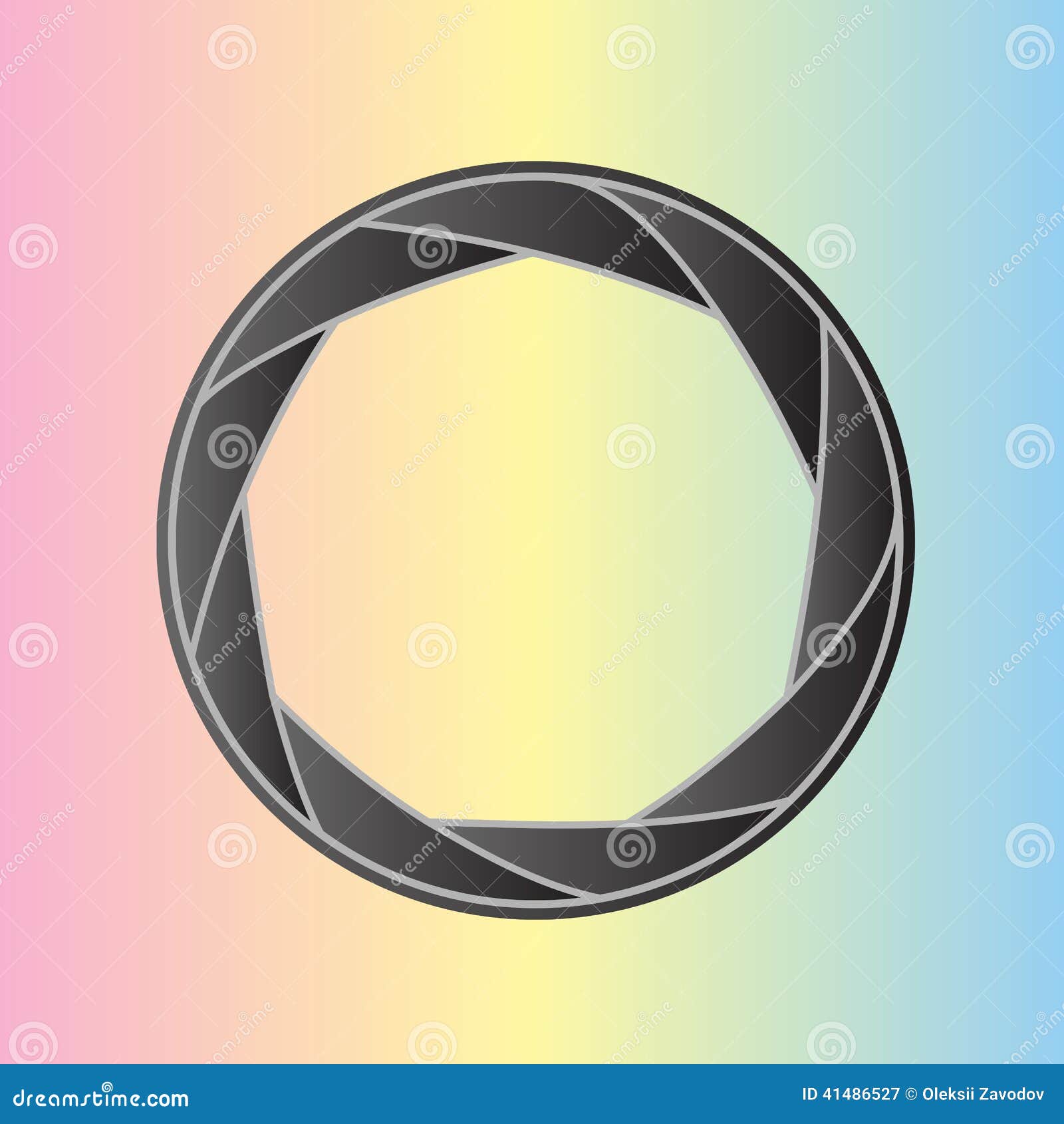 Aperture 9 Cartoon Vector | CartoonDealer.com #41486527