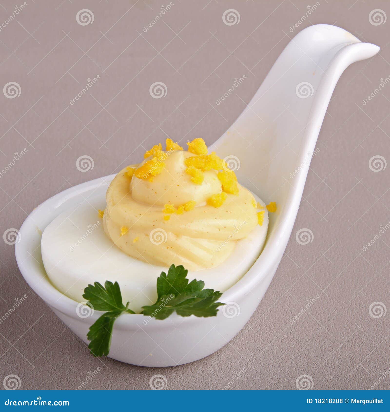 Apetizer deviled o ovo foto de stock. Imagem de aperitivo - 18218208