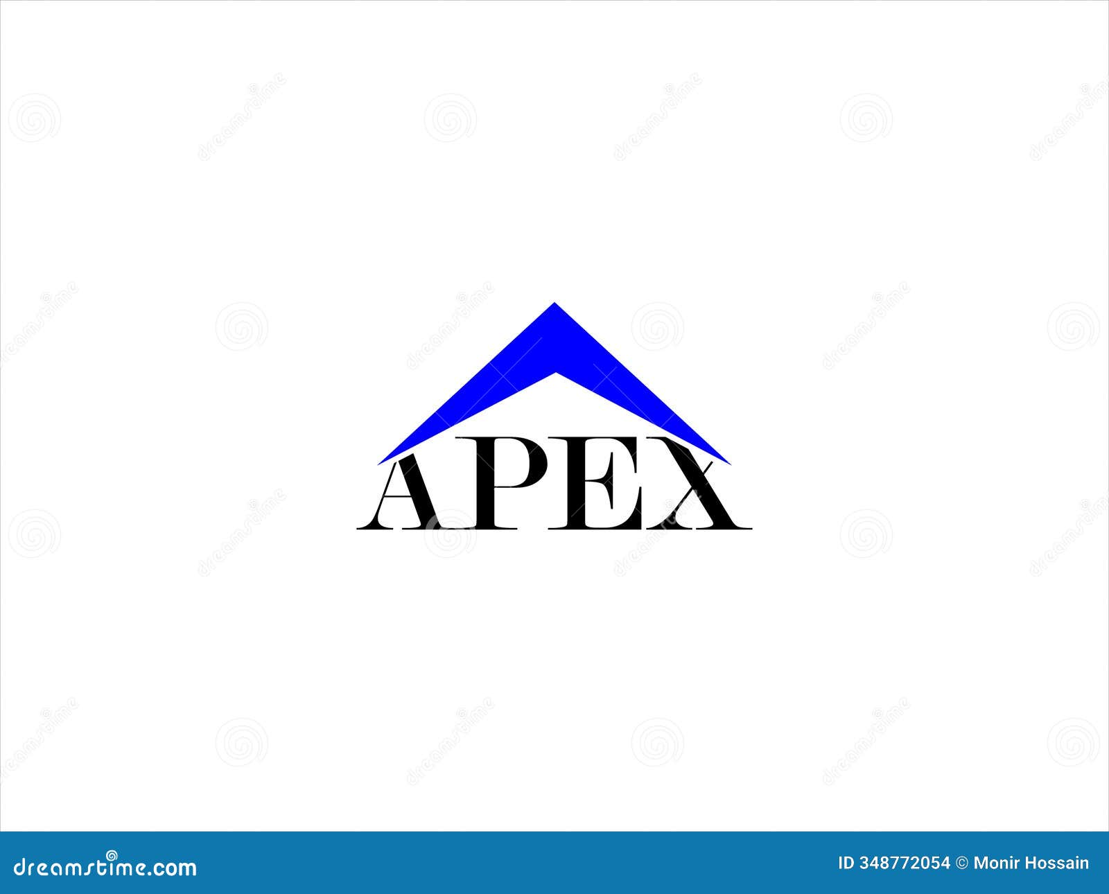 Apex logo design vector stock illustration. Illustration of cartoon ...