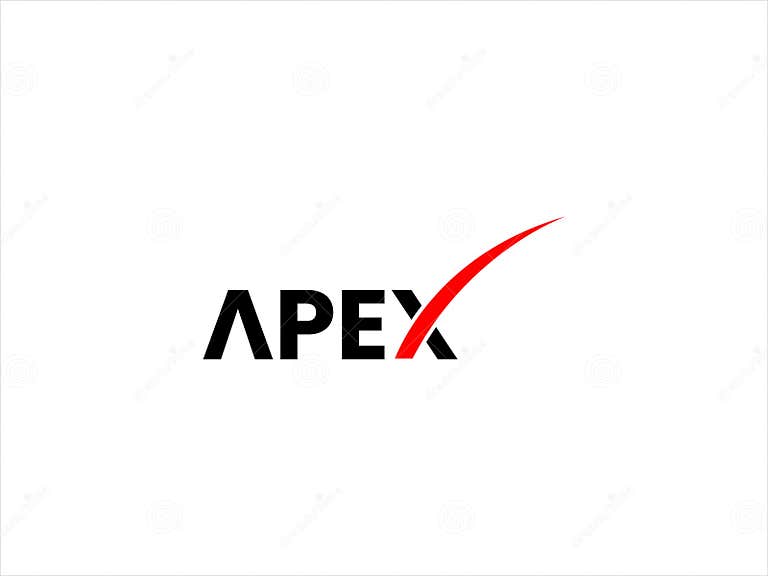 Apex logo design vector stock illustration. Illustration of together ...