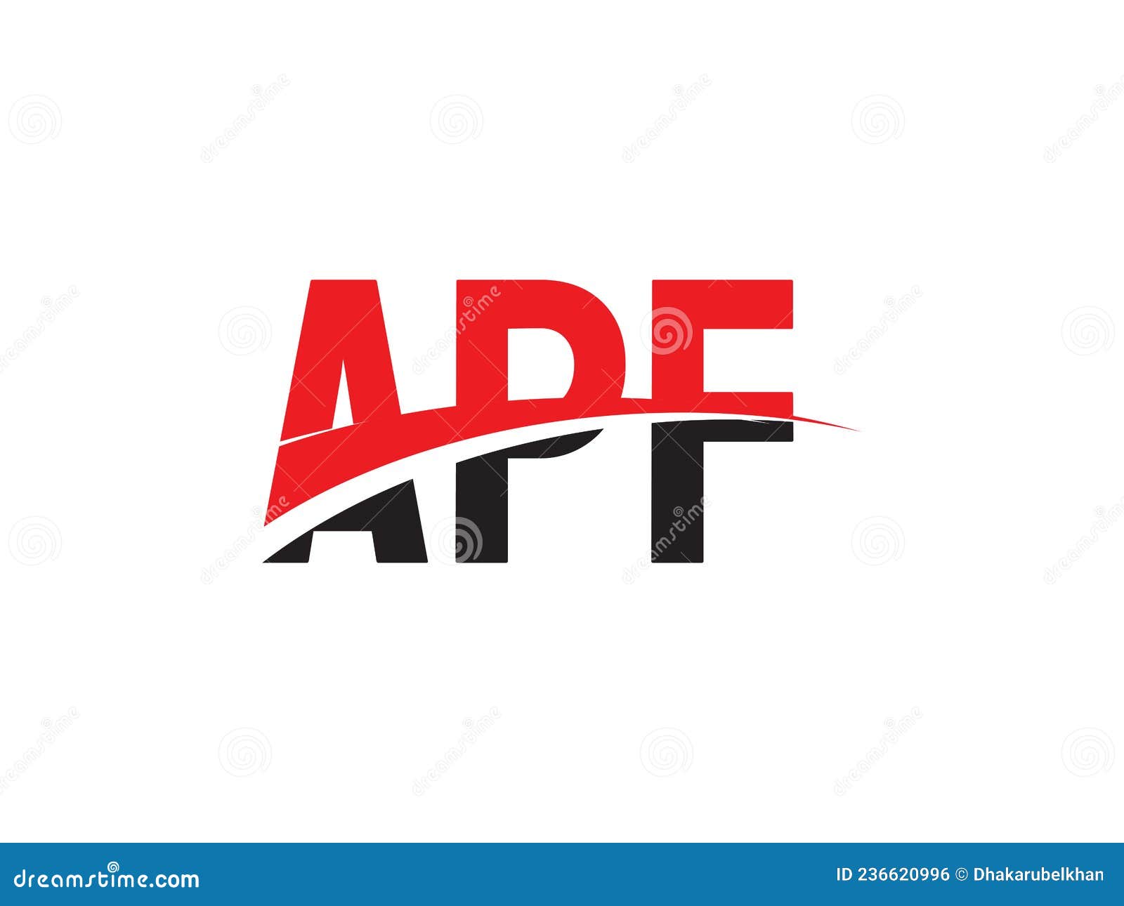 APF Letter Initial Logo Design Vector Illustration Stock Vector ...
