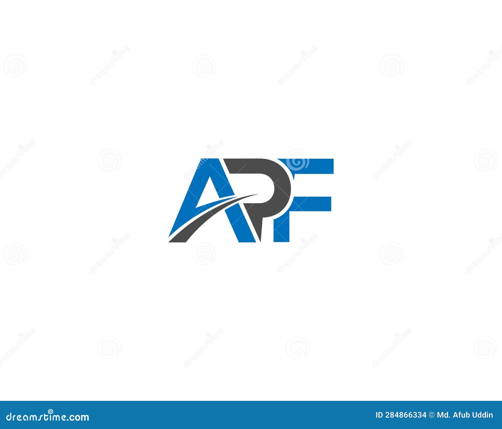 APF Letter Logo Design Creative Vector. Stock Vector - Illustration of ...