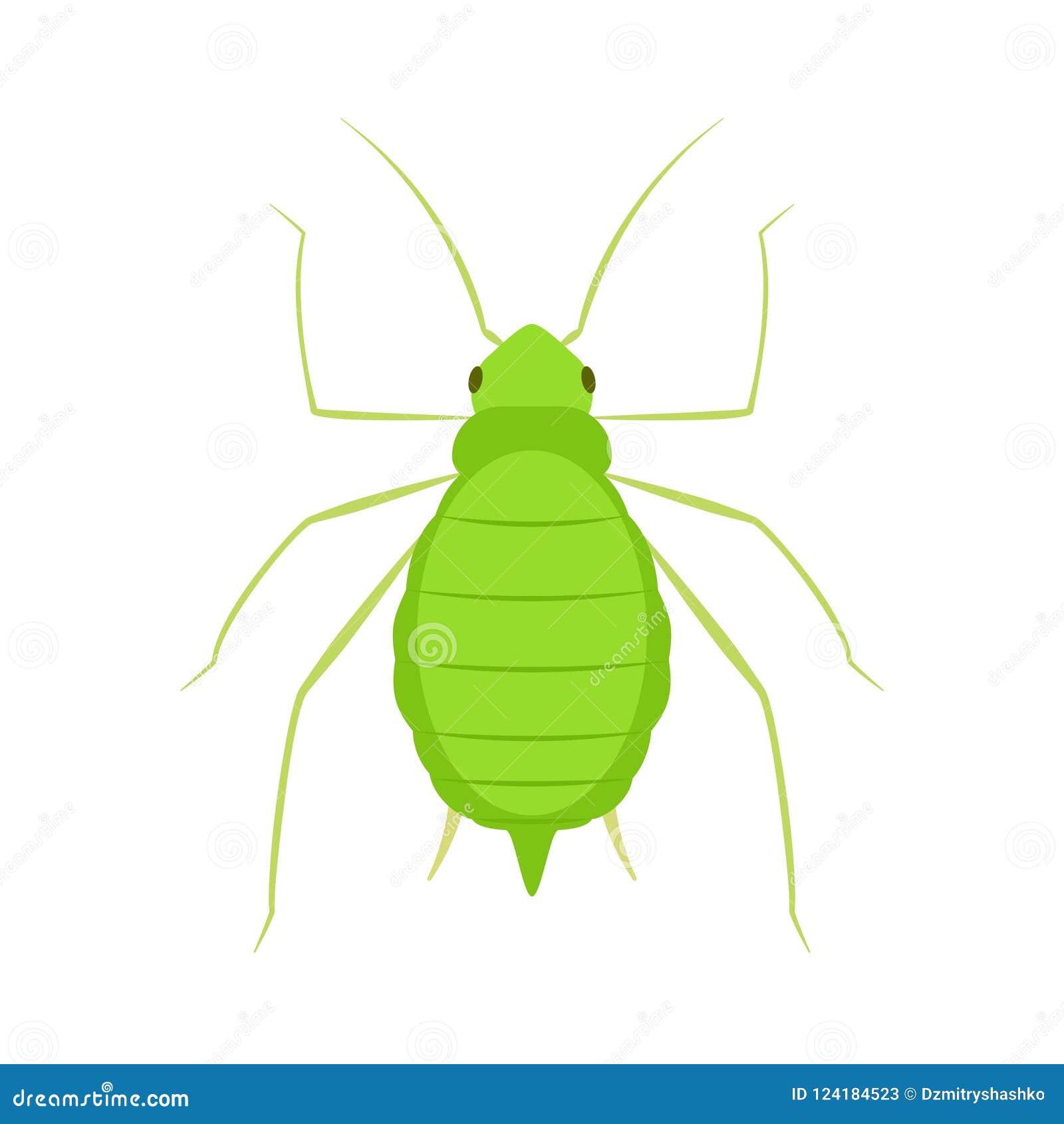 Aphid vector icon stock vector. Illustration of park - 124184523