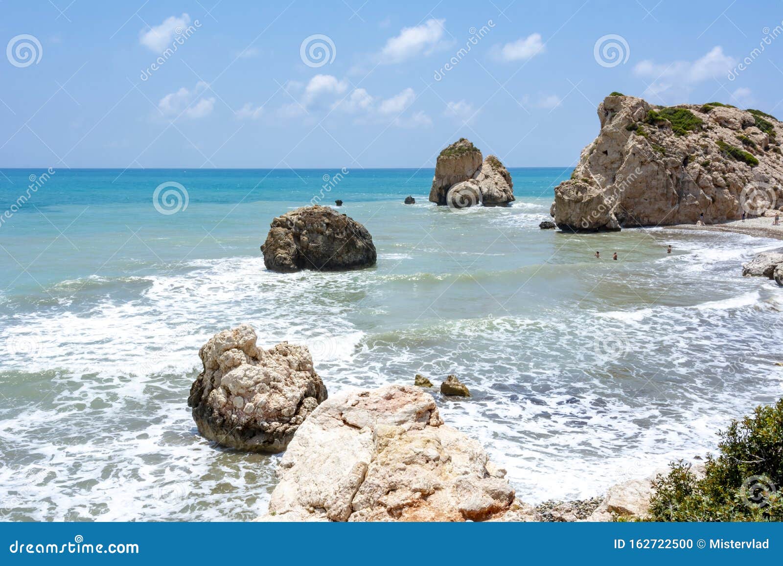 Aphrodite Birthplace Outside Paphos, Cyprus Stock Photo - Image of foam ...