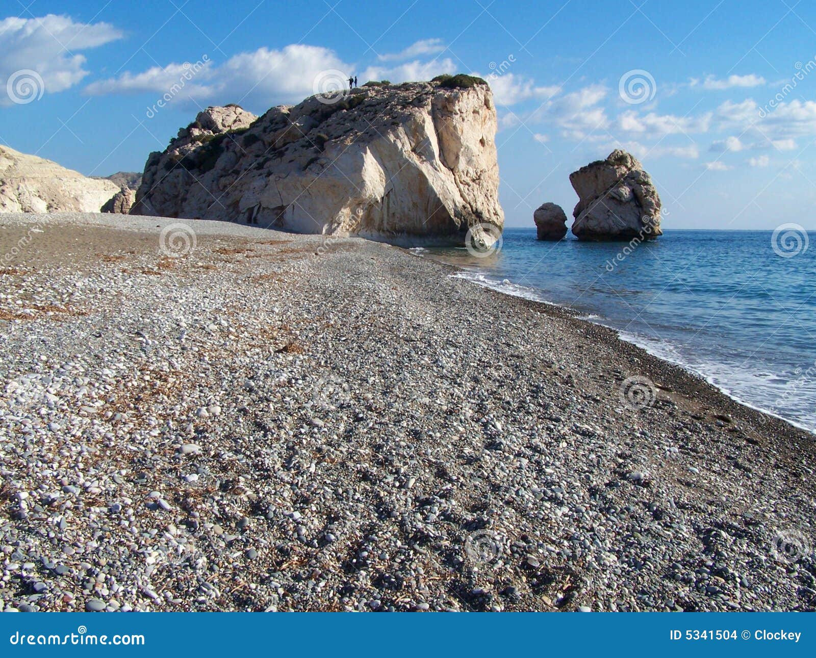 Aphrodite s Rock, Cyprus stock photo. Image of couple - 5341504