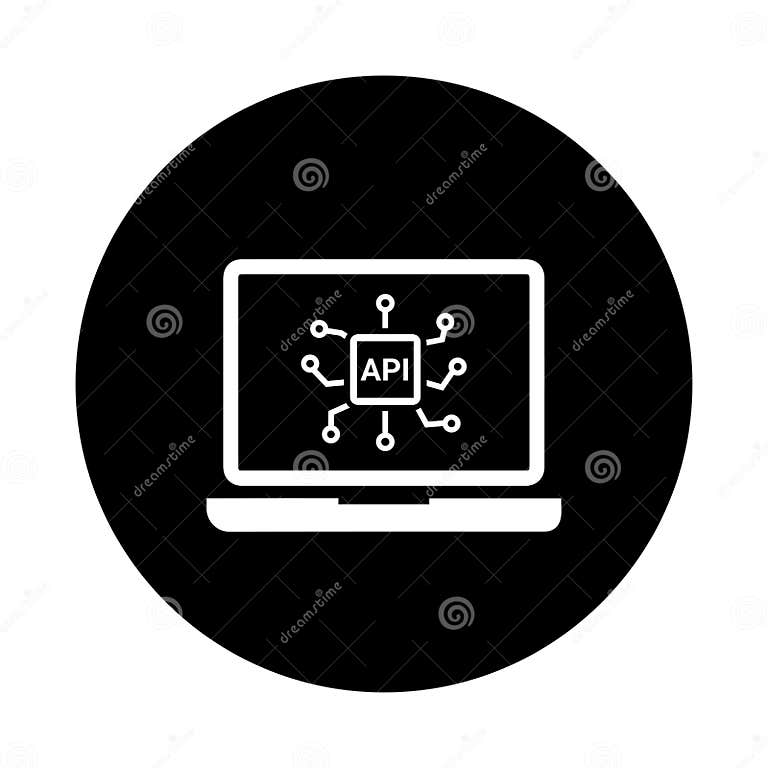 Api, Application, Development Icon. Black Vector Sketch Stock ...