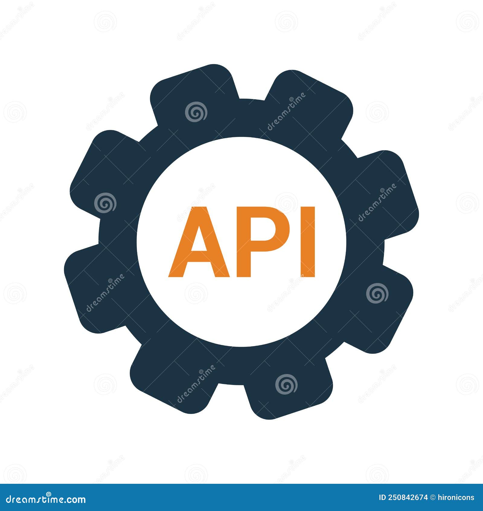 Api, Application, Interface Icon. Simple Editable Vector Graphics Stock ...