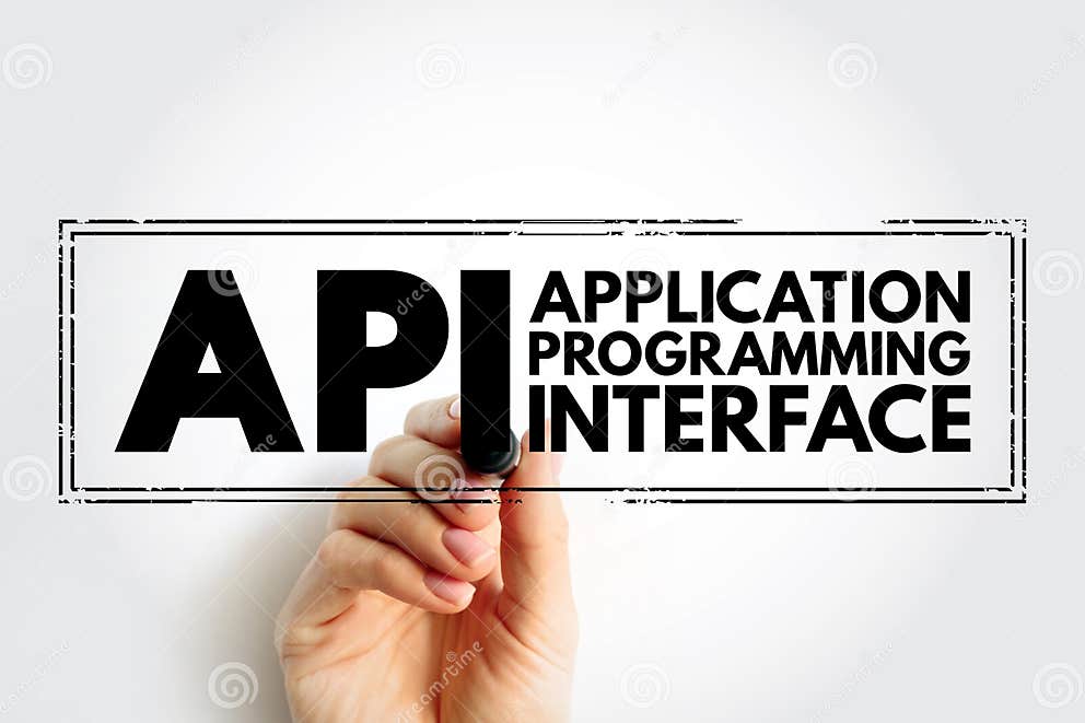 Api Application Programming Interface Connection Between Computers Or