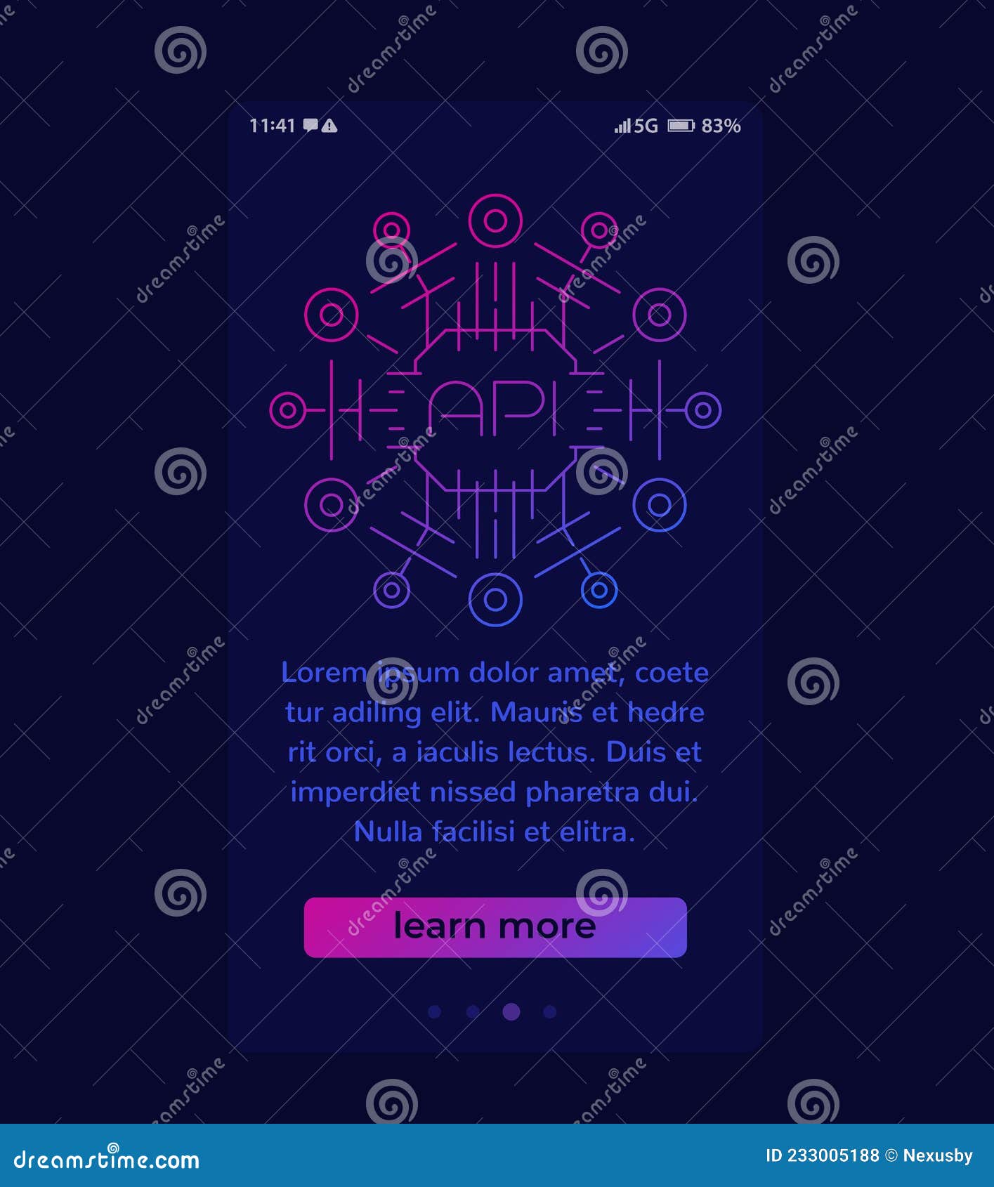 API, Application Programming Interface Banner Stock Vector ...