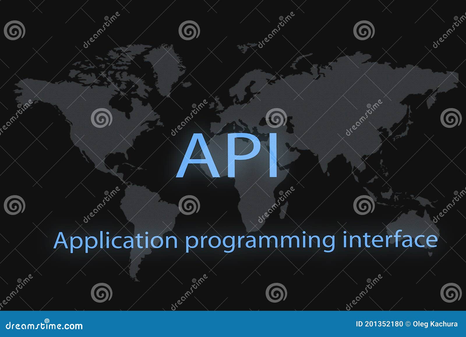 API - Application Programming Interface. Software Development Tool Stock Illustration ...