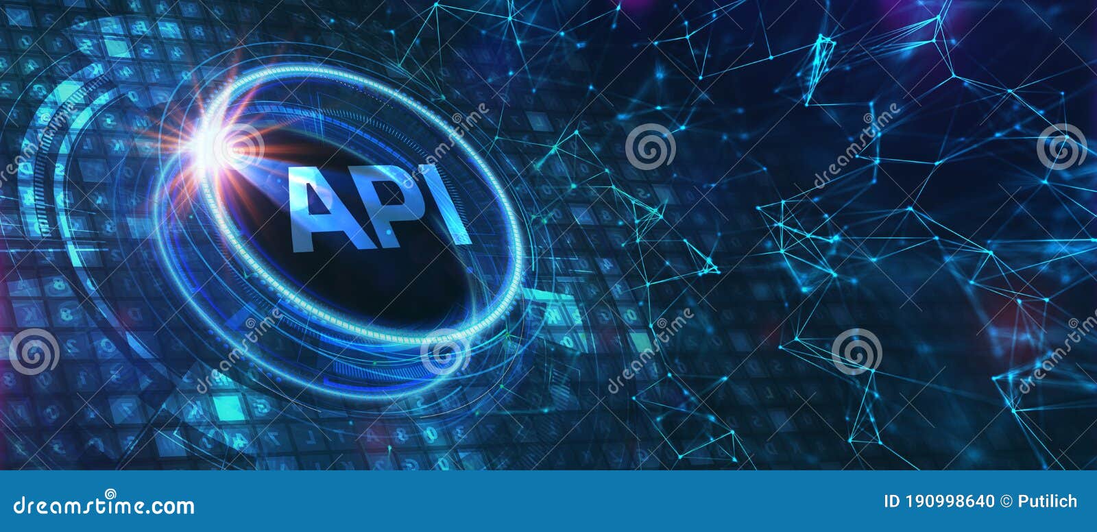 API - Application Programming Interface. Software Development Tool ...