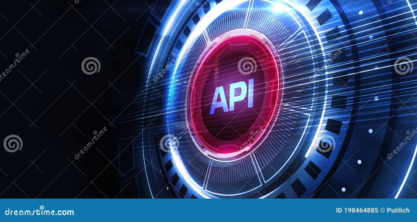 API - Application Programming Interface. Software Development Tool Stock Illustration ...