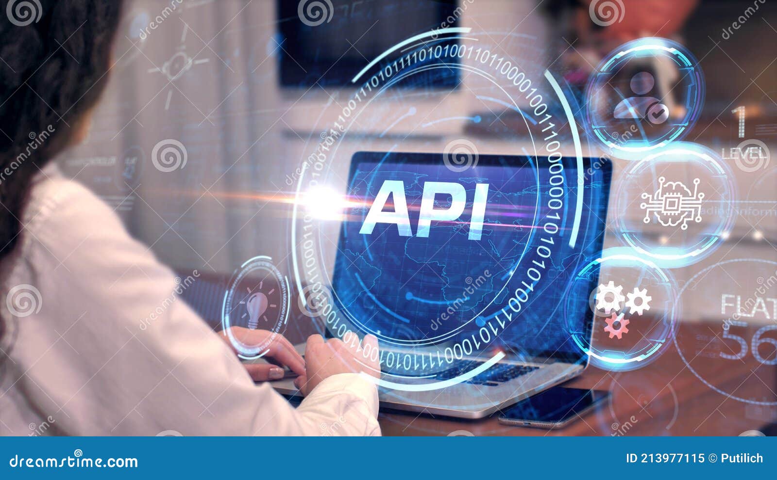 API - Application Programming Interface. Software Development Tool ...
