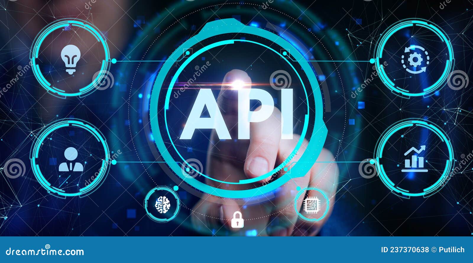 API - Application Programming Interface. Software Development Tool ...