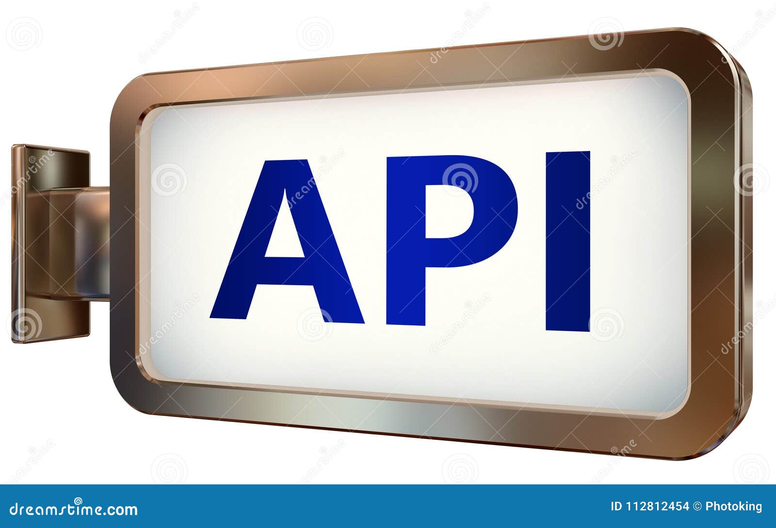 API on Billboard Background Stock Illustration - Illustration of ...