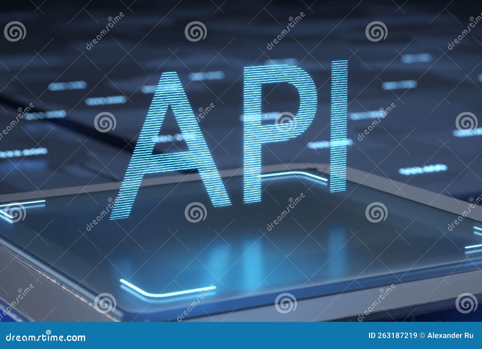 API Halographic Inscription on an Abstract Technological Processor. Application Programming ...
