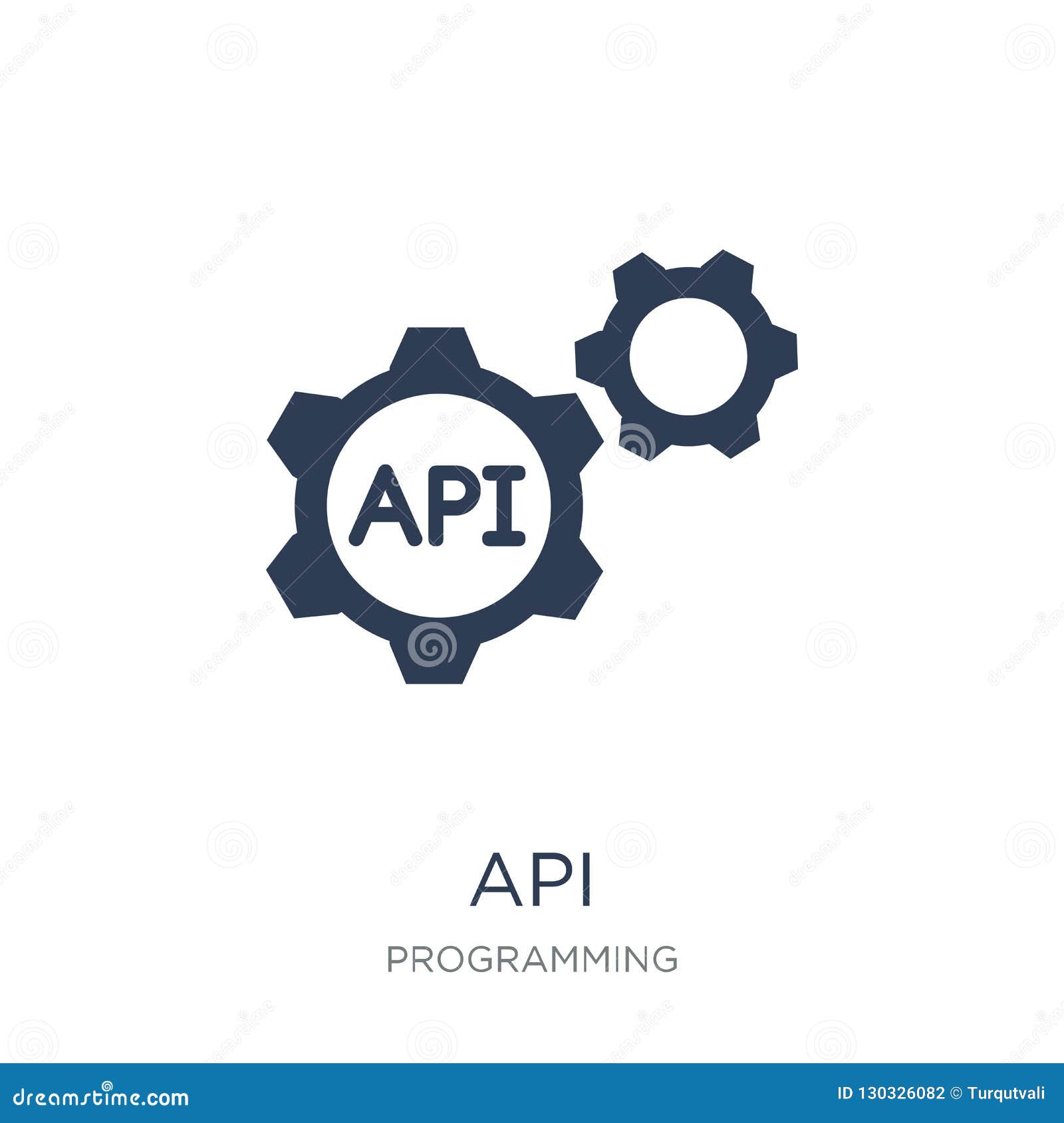 Api Icon. Trendy Flat Vector Api Icon on White Background from P Stock ... Api Icon. Trendy Flat Vector Api Icon on White Background from P Stock ...