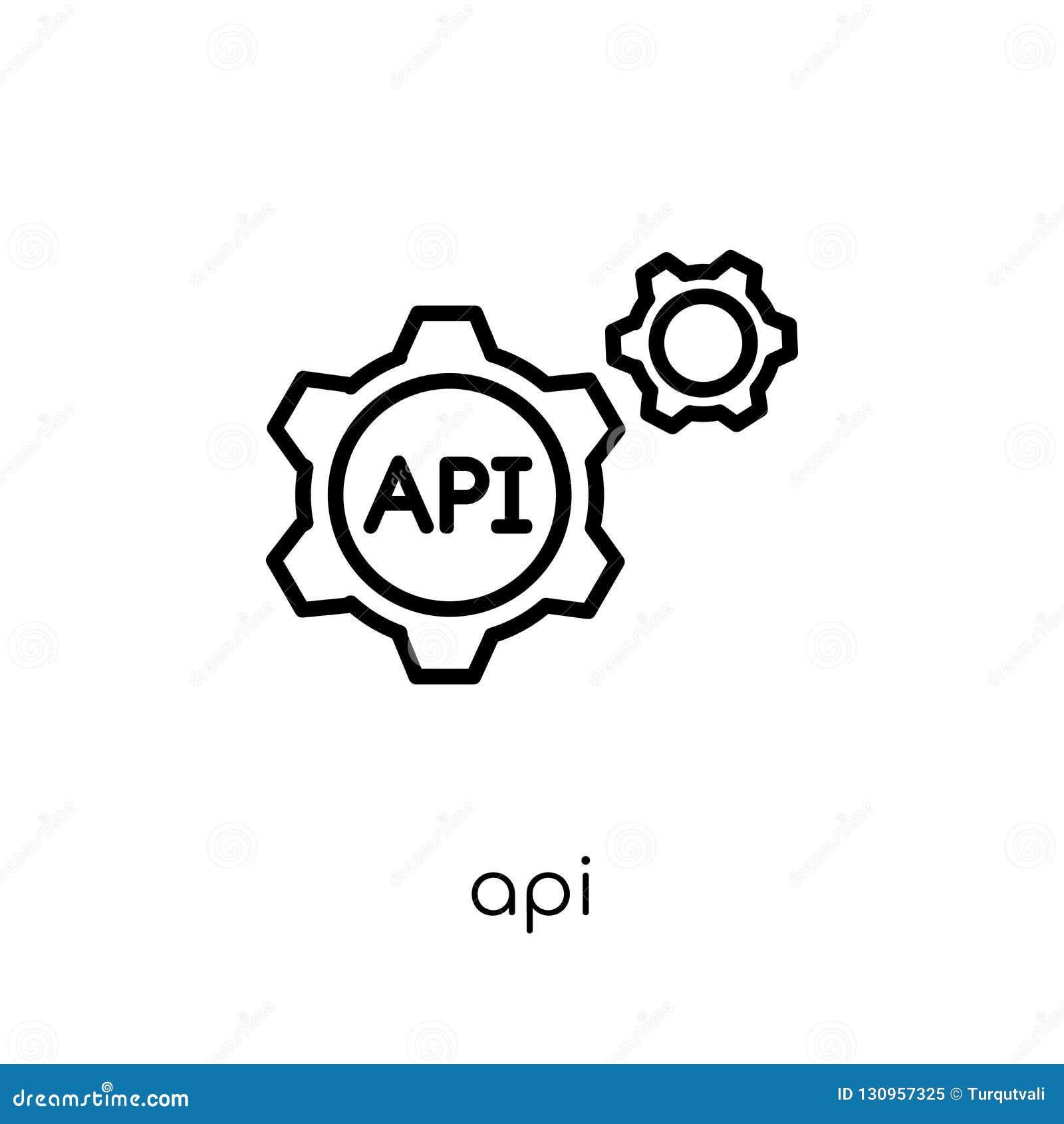 Api Icon. Trendy Modern Flat Linear Vector Api Icon on White Background ... Api Icon. Trendy Modern Flat Linear Vector Api Icon on White Background ...
