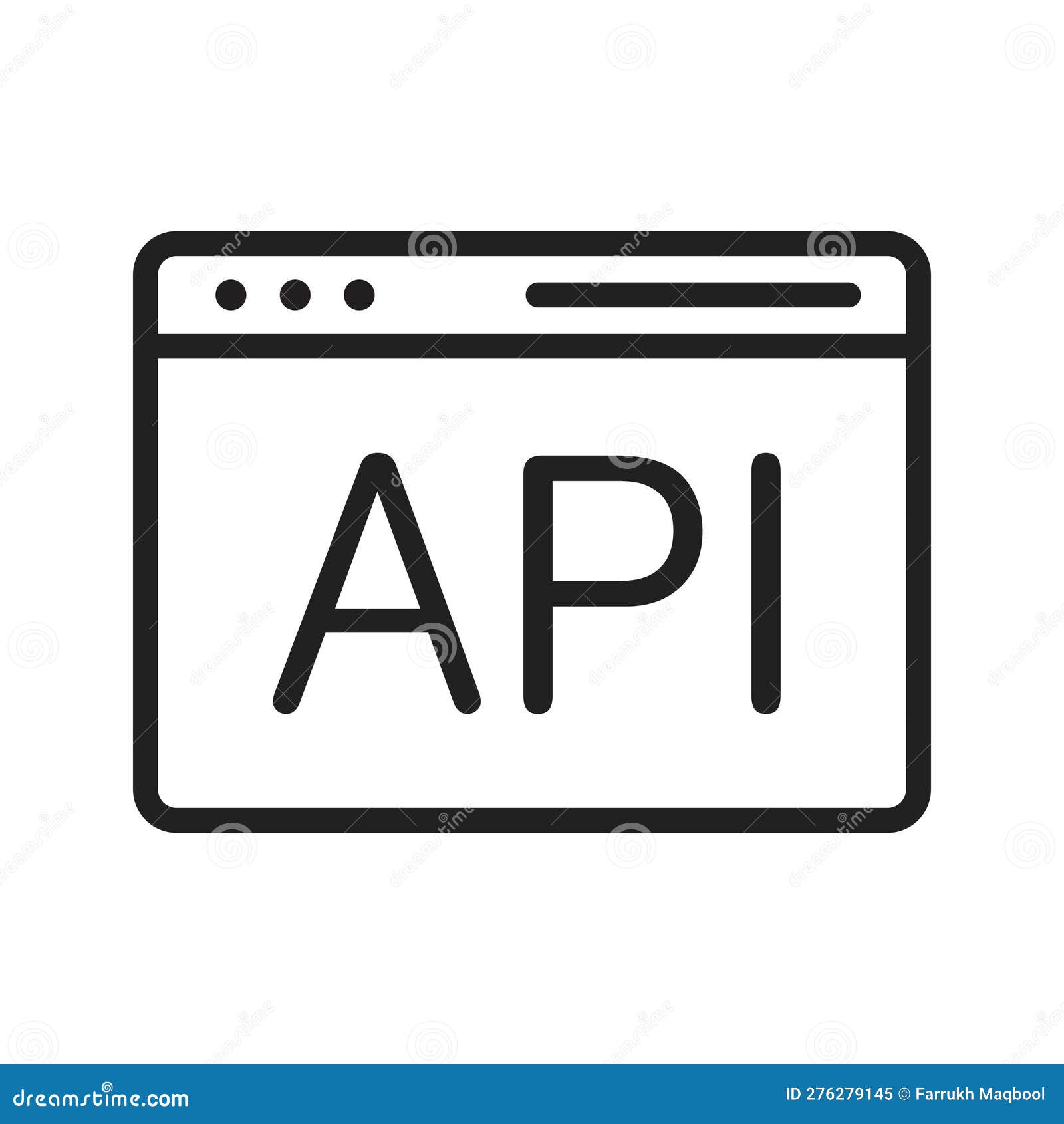 API Icon Vector Image. Suitable for Mobile Apps, Web Apps and Print Media. Stock Vector ...