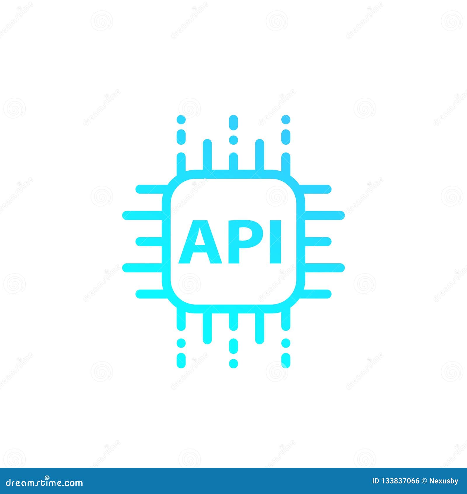 API, Icono Del Interfaz De Programación De Uso Ilustración del Vector ... API, Icono Del Interfaz De Programación De Uso Ilustración del Vector ...