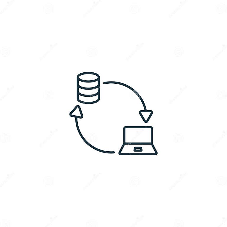 Api Integration Icon. Monochrome Simple Sign from App Development ... Api Integration Icon. Monochrome Simple Sign from App Development ...