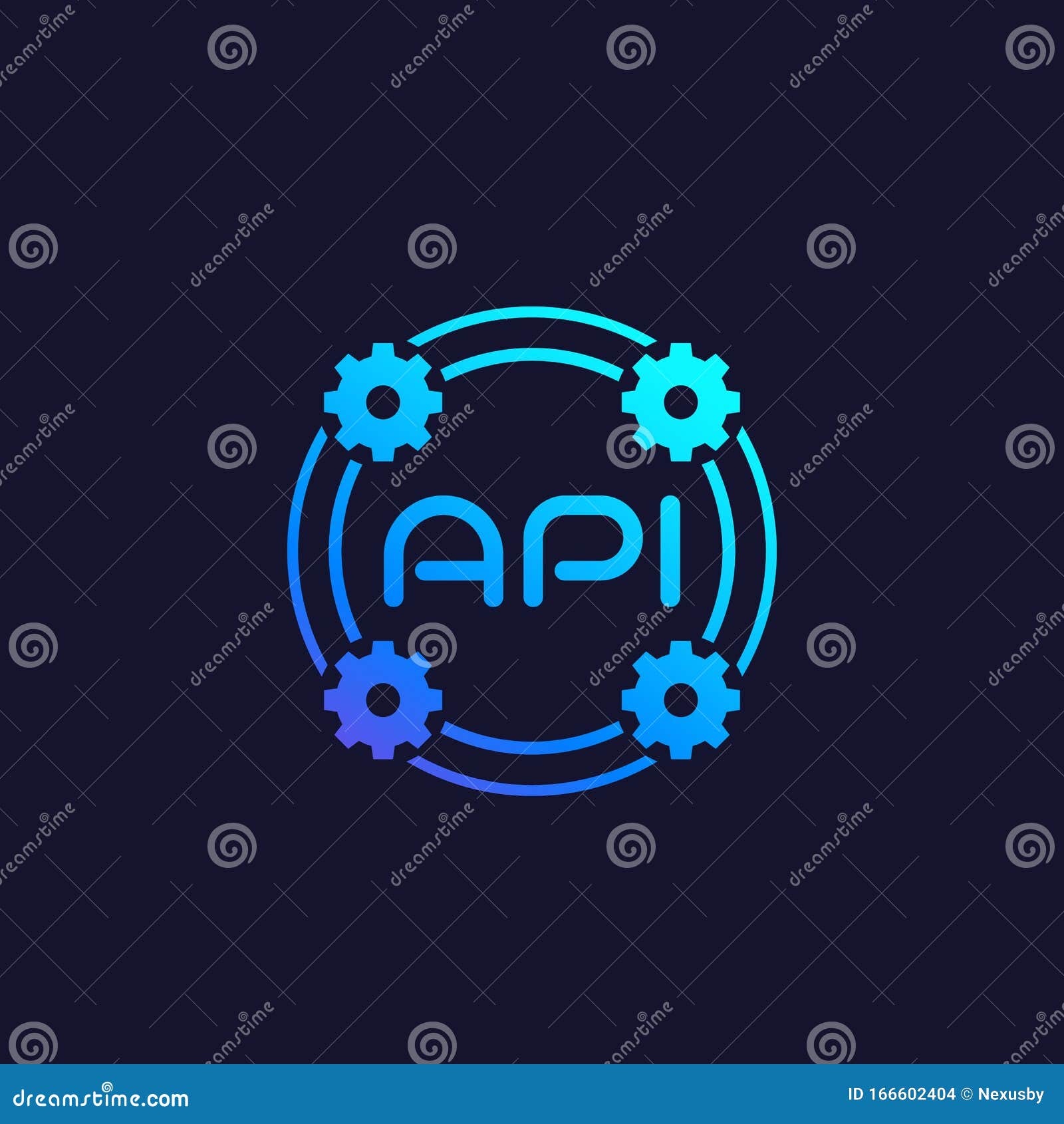 Api Vector Icon Application Programming Interface Stock Vector Illustration Of Decentralized