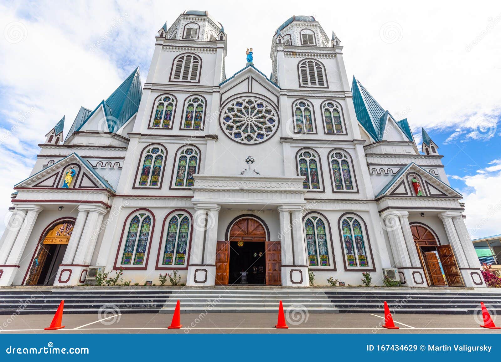 Apia, Samoa - SEPT 30 2016: Cathedral of the Immaculate Conception in ...
