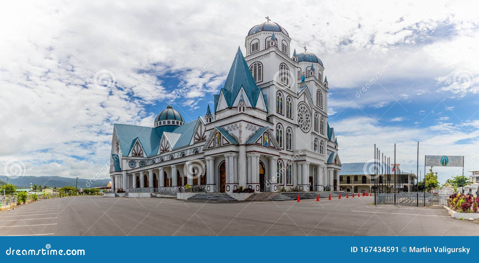 Apia, Samoa - SEPT 30 2016: Cathedral of the Immaculate Conception in ...