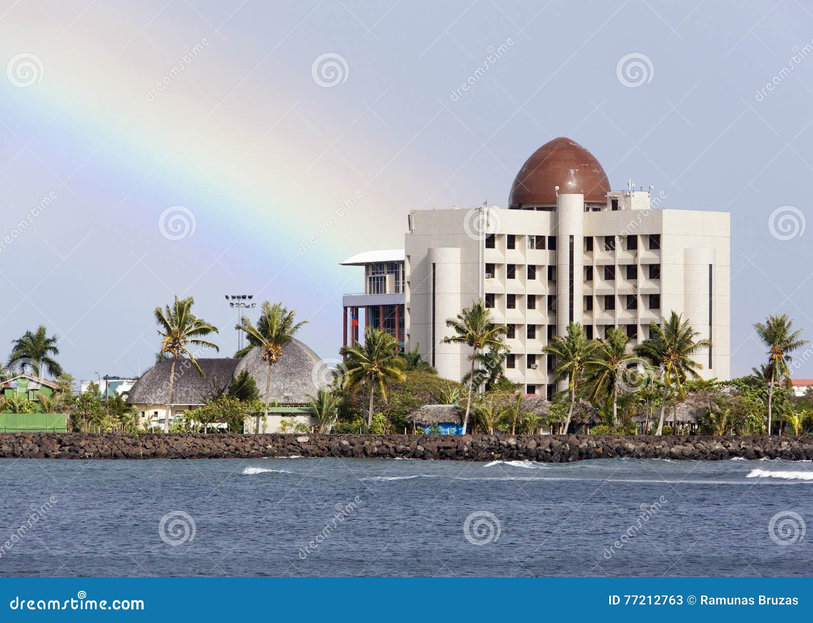 Apia Town Skyline stock image. Image of vacation, resort - 77212763