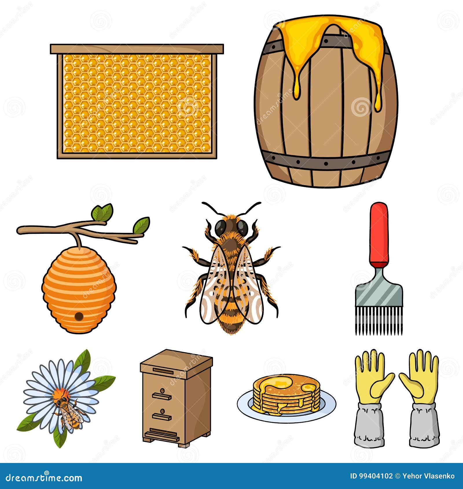 Apiary Set Icons in Cartoon Style. Big Collection of Apiary Vector ... Apiary Set Icons in Cartoon Style. Big Collection of Apiary Vector ...