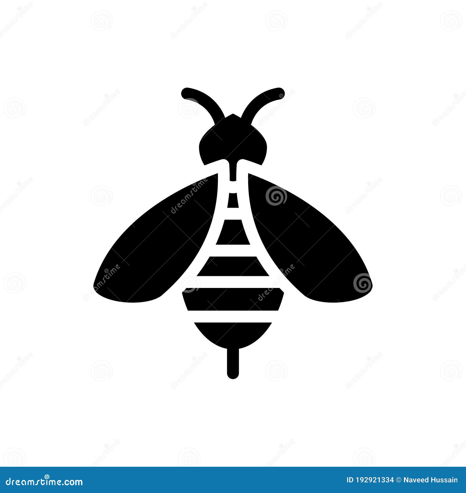Apitherapy glyph flat icon stock vector. Illustration of buzz - 192921334