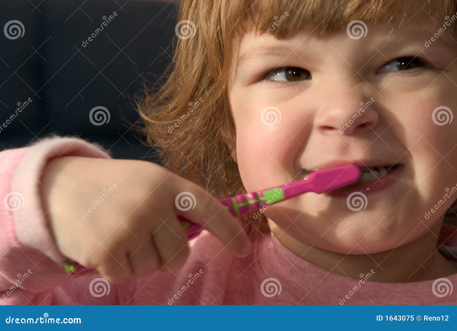 Aplicar Mis Dientes Con Brocha Imagen de archivo - Imagen de cepillo ...