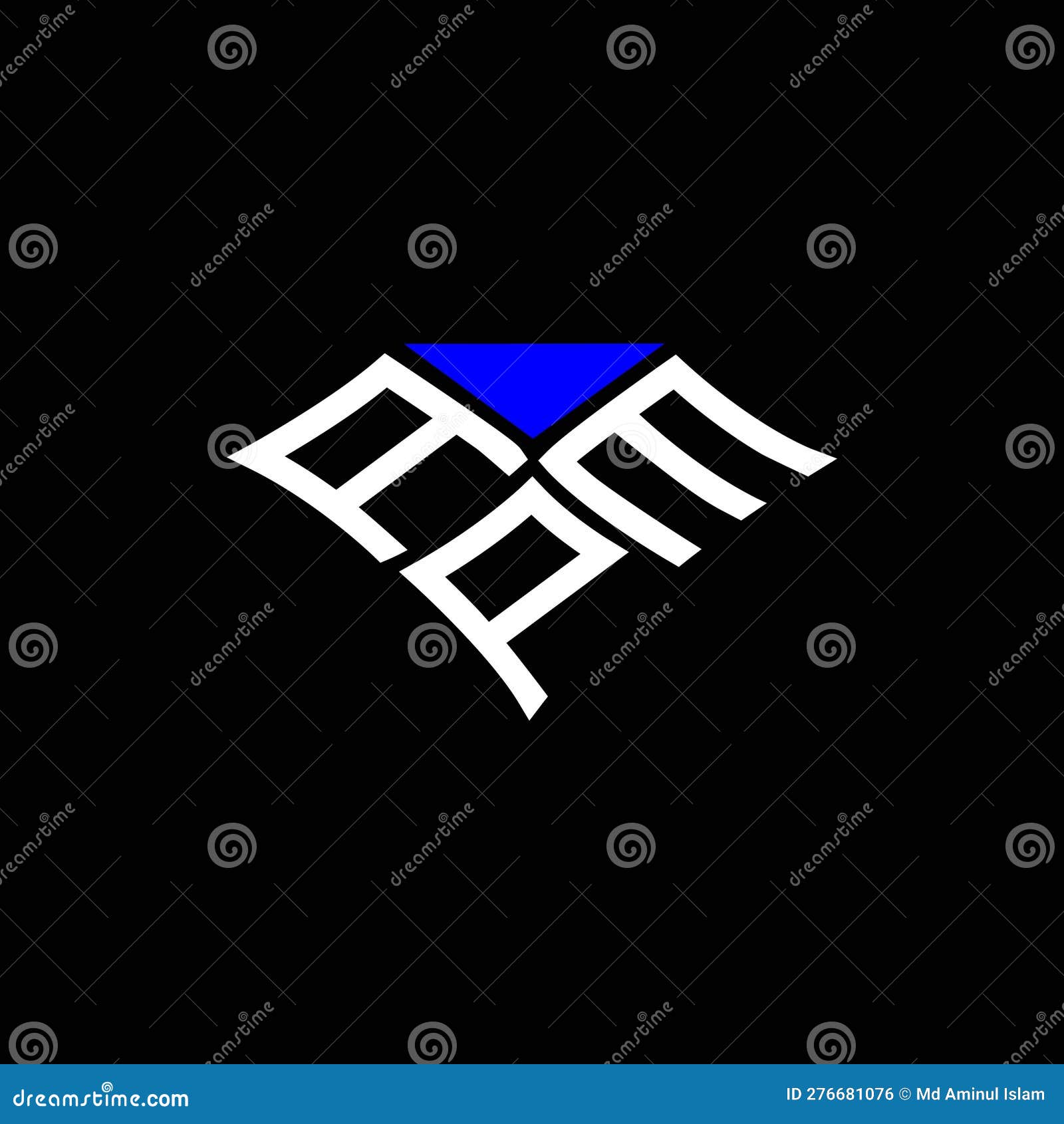 APM Letter Logo Creative Design with Vector Graphic Stock Vector ...