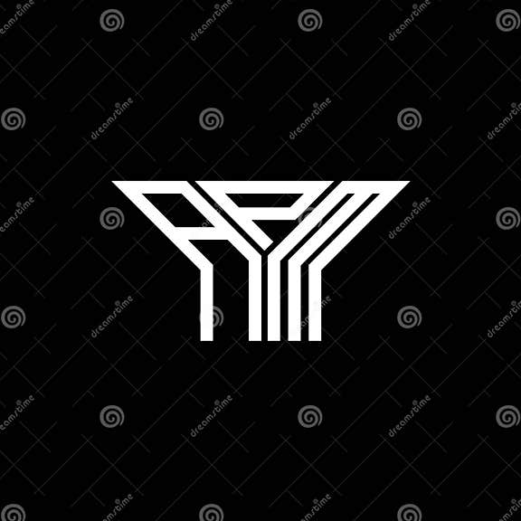 APM Letter Logo Creative Design with Vector Graphic, APM Stock Vector ...