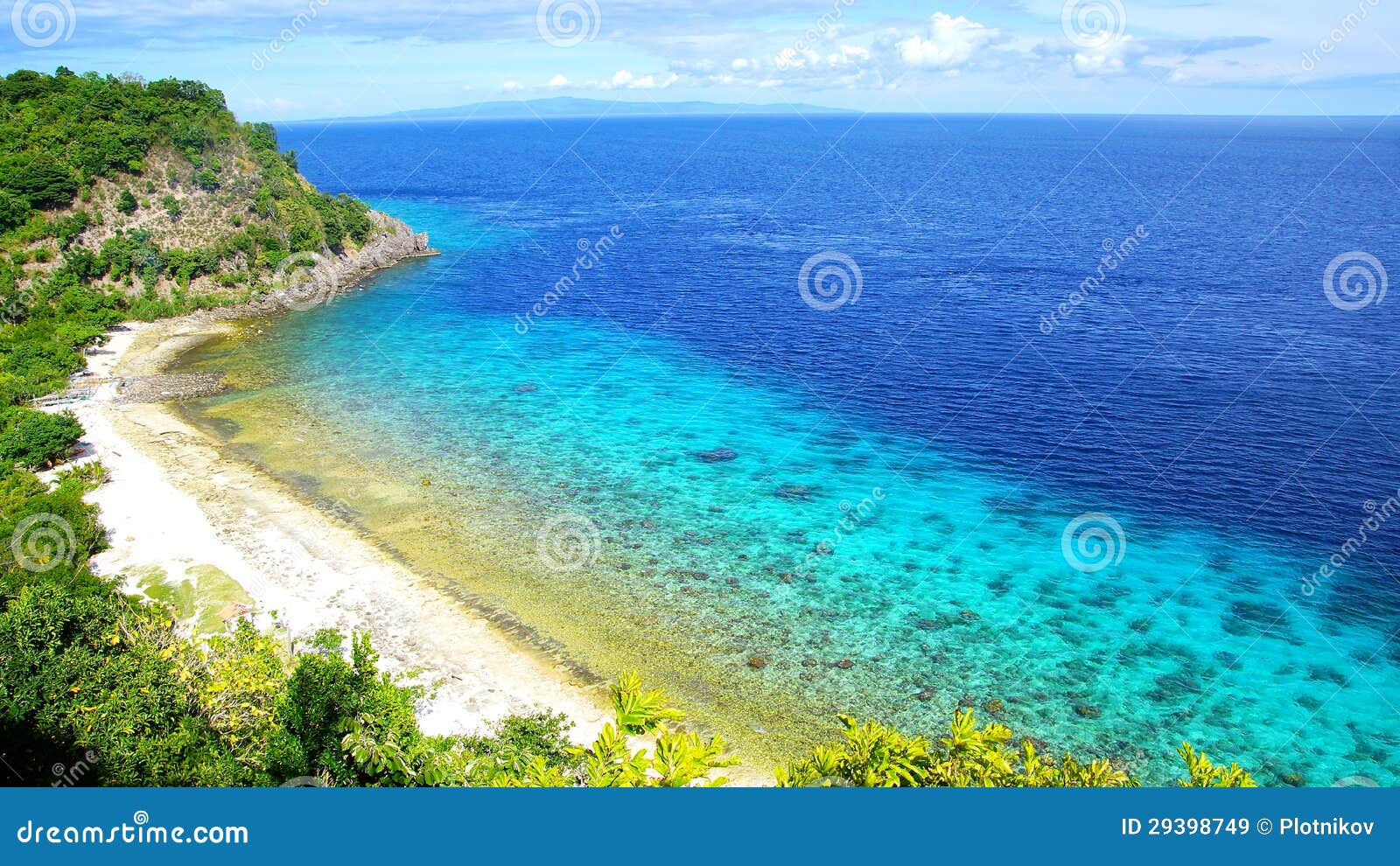 Apo island, Philippines stock image. Image of landscape - 29398749