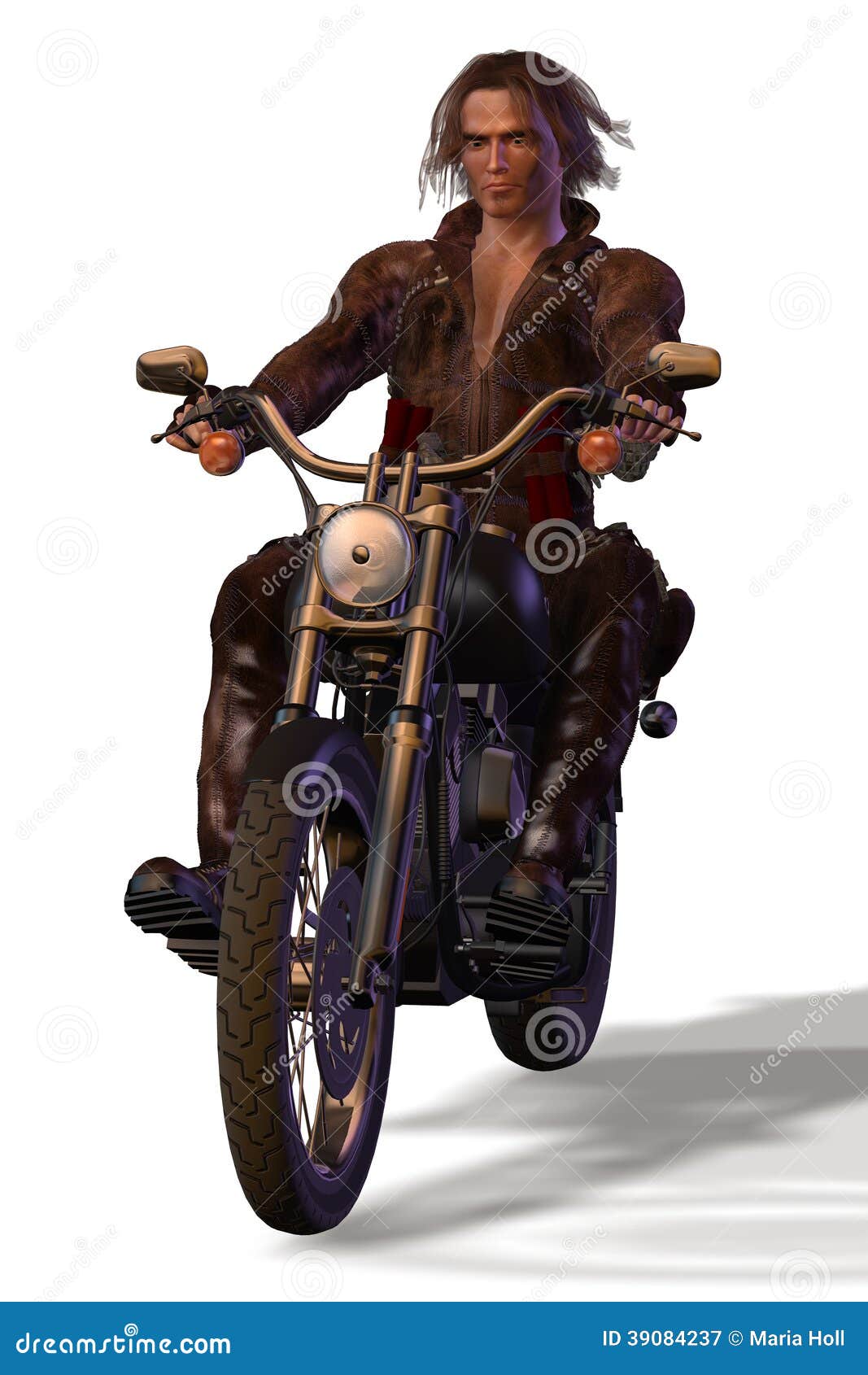 Apocalypse Biker stock image. Illustration of motorcycle - 39084237