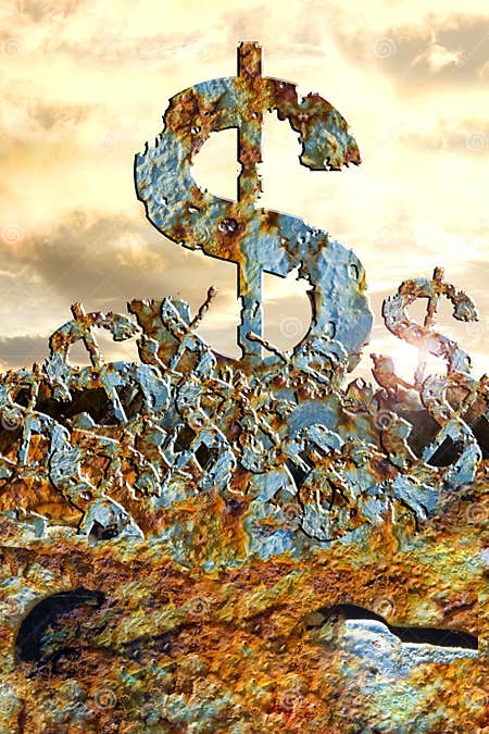 Apocalypse dollar 2 stock image. Image of collapse, apocalypse - 20672271