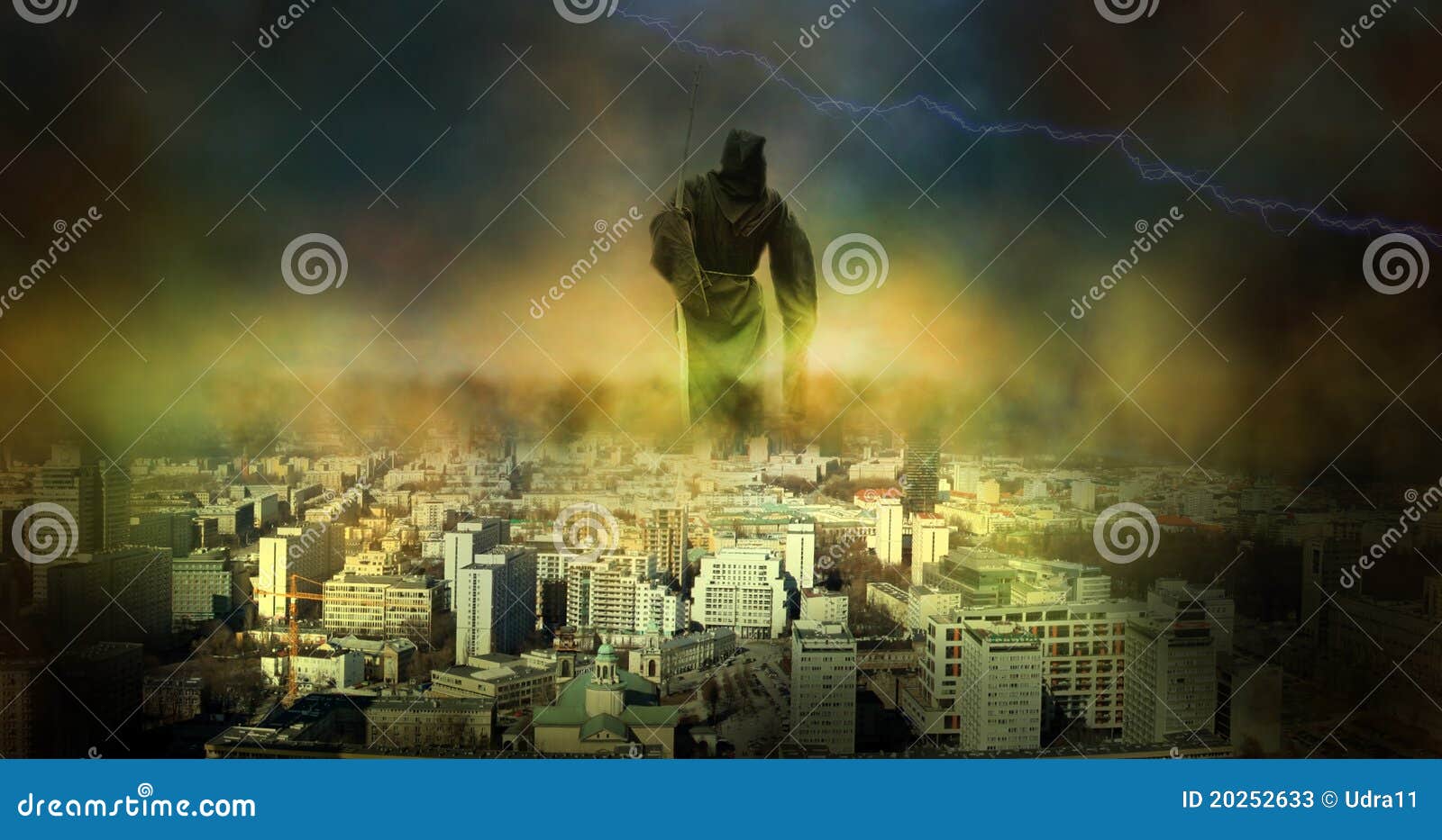 Apocalypse doomsday stock image. Image of buildings, flame - 20252633